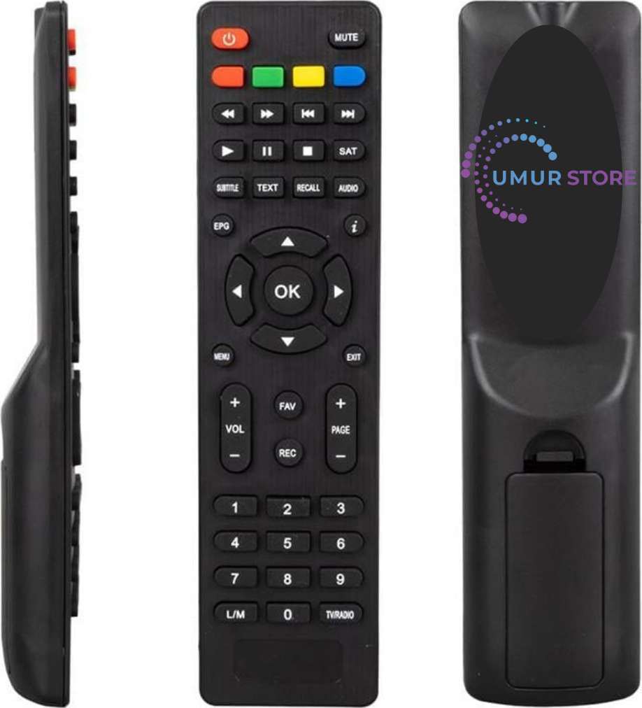 Mysat - Moonstar MS-3000 Full HD LM Tuşlu Uydu Alıcı Kumandası - idefix