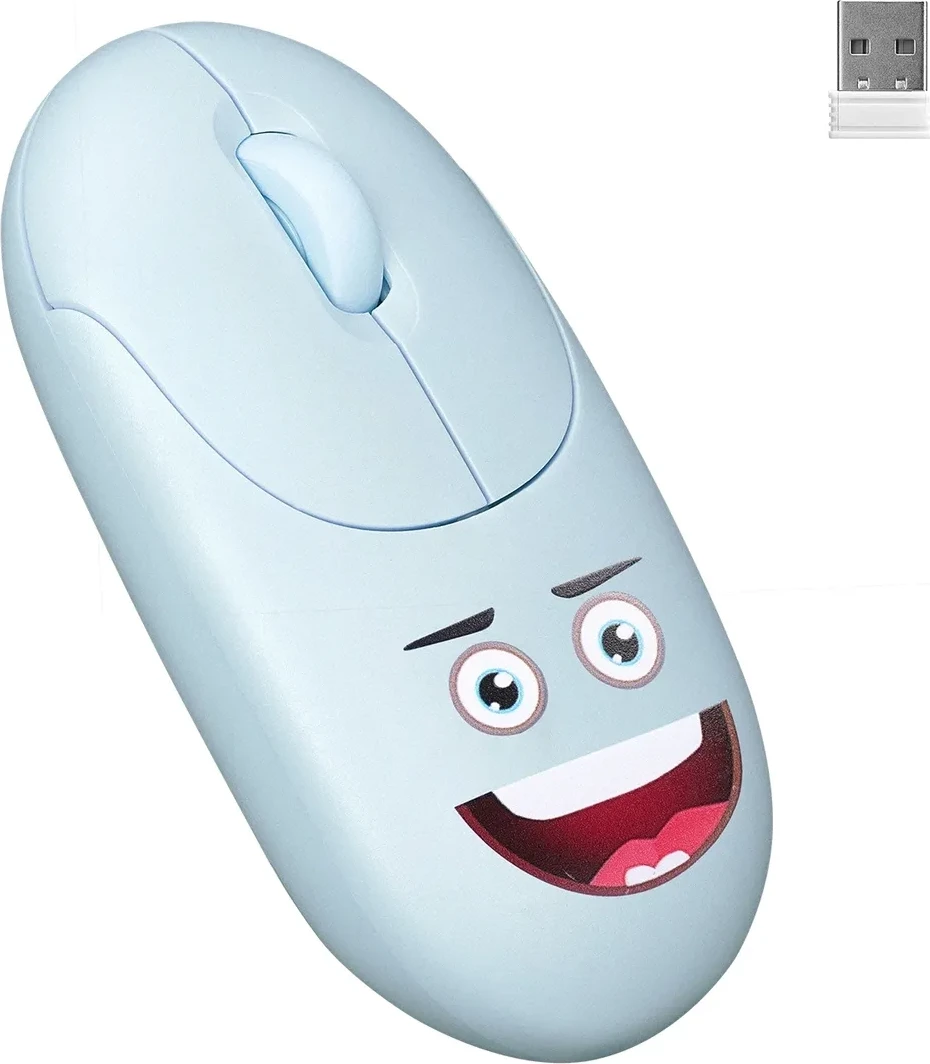 Everest Sm-26 Fashıon 2.4Ghz Mavi Kabartmalı Kablosuz Mouse