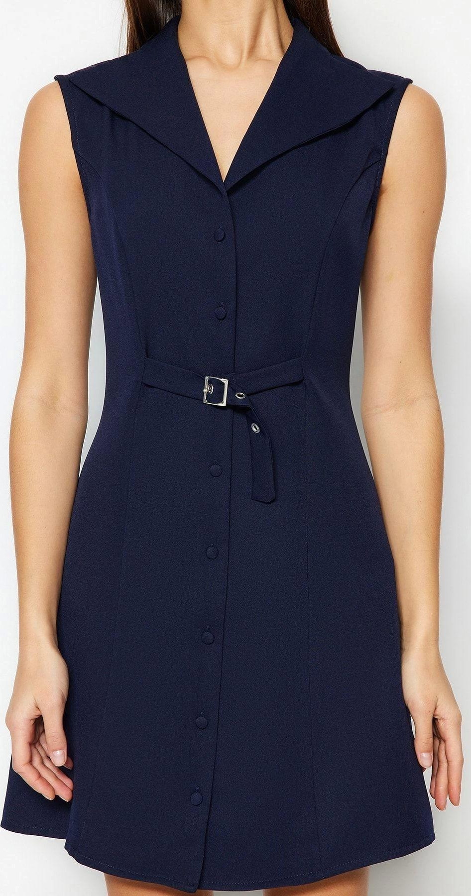 Moda Regular Business Finike Dokuma Ceket Yaka Kolsuz Kol Ceket Elbise ...