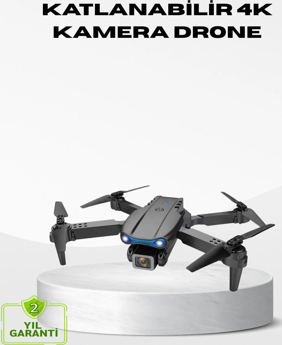 4K Katlanabilir Drone Uzaktan Kontrollü Wi-Fi Görüntü Aktarımlı - idefix