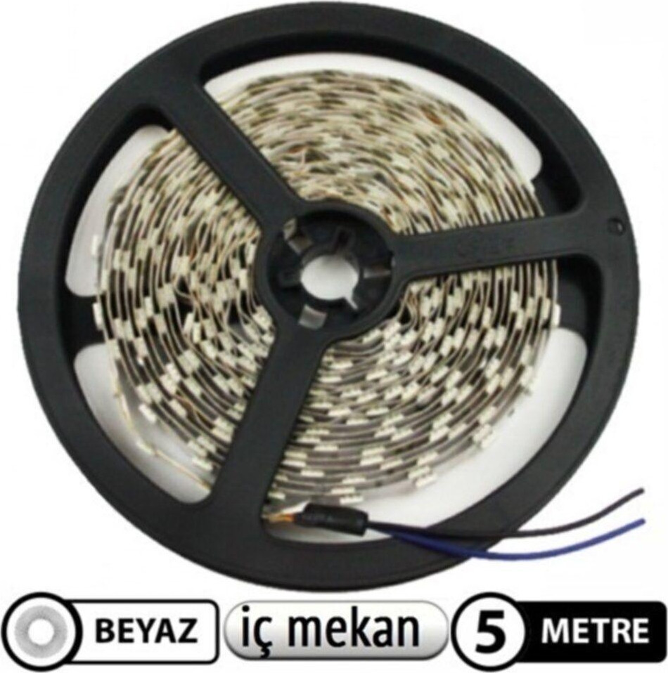 Cata Beyaz Işık Iç Mekan Şerit Led 5 Metre Fiyatıdır 12 Volt Ct-4480 ...