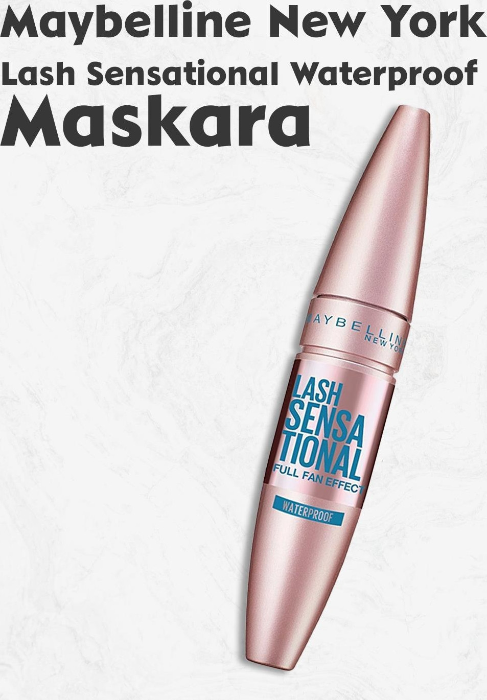 Maybelline New York Maskara Lash Sensational Waterproof - idefix
