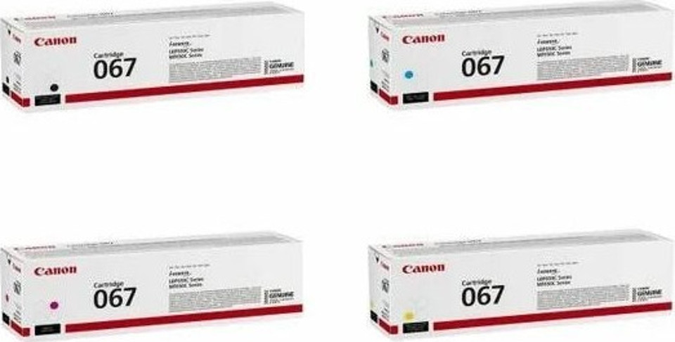 Canon CRG-067 i-Sensys LBP-633Cdw BK-C-Y-M 4 Renk Orjinal Toner Takımı ...