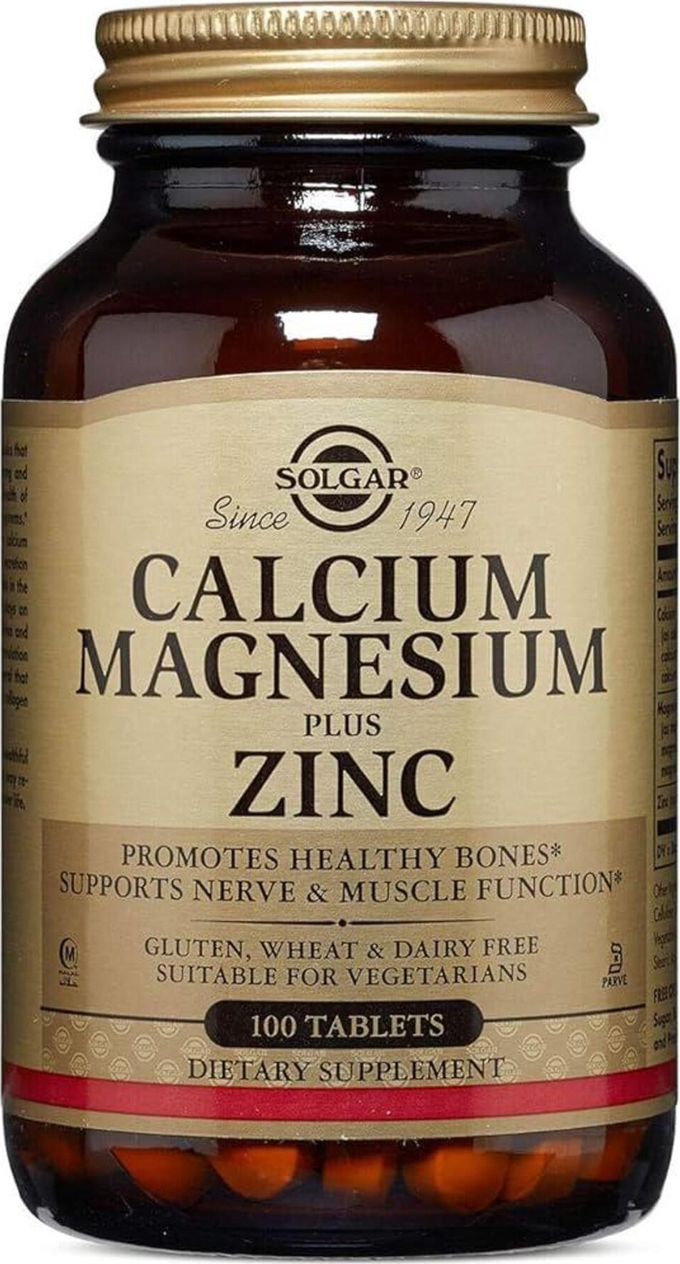 Calcium Magnesium Plus Zinc 100 Tablet - idefix