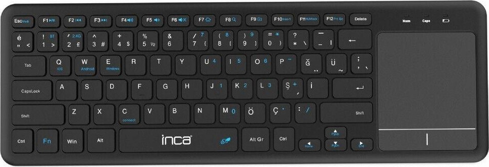 Inca Ibk-568Bt Dual Mod Bluetooth + 2.4G Touch Pad Smart Keyboard