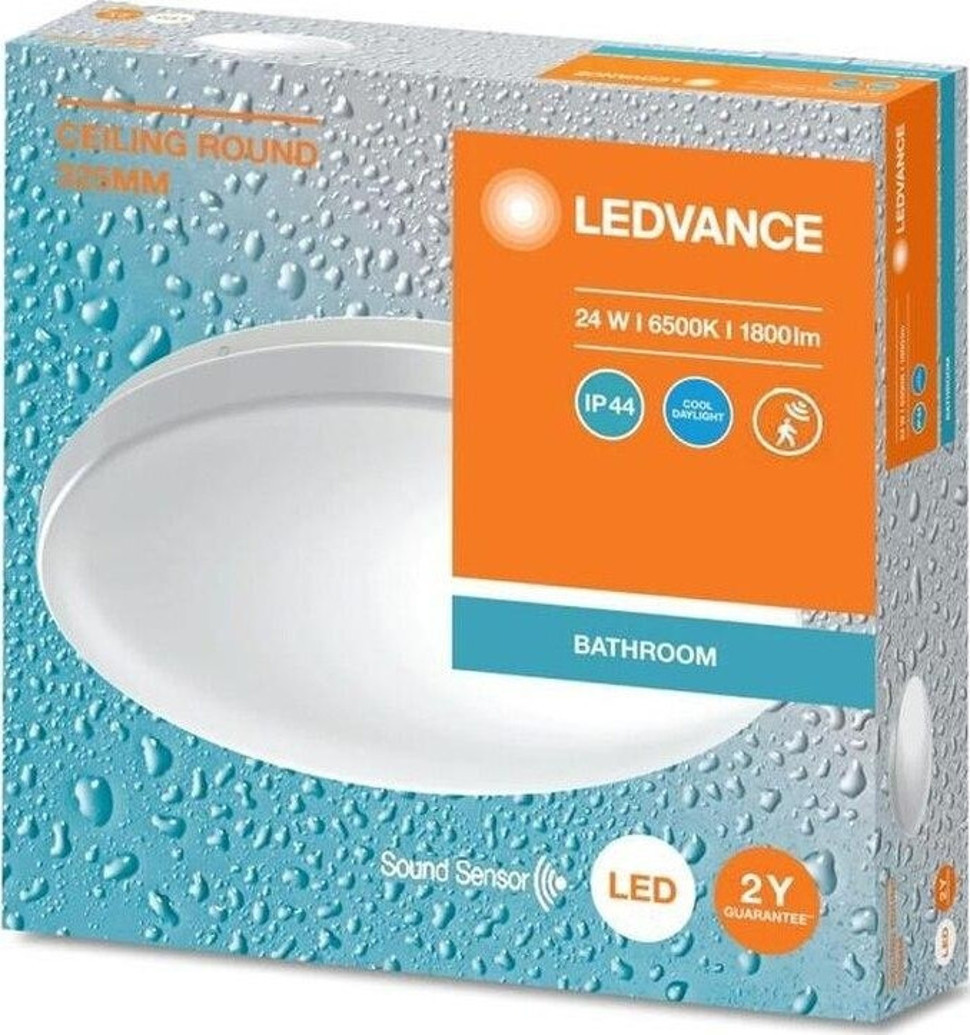 LEDVANCE LED PLAFONYER 24W IP44 SARI IŞIK SENSÖRLÜ - idefix