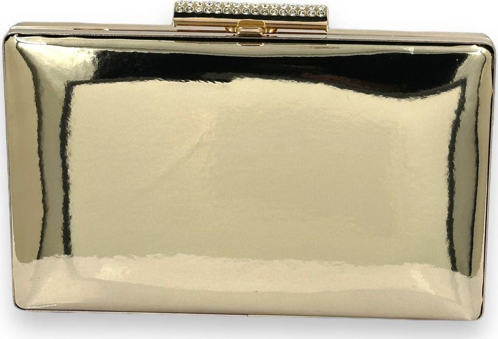 Biçanta Altın Gold Dore Ayna Rugan Abiye Çanta Gece Çantası Kına Düğün ...