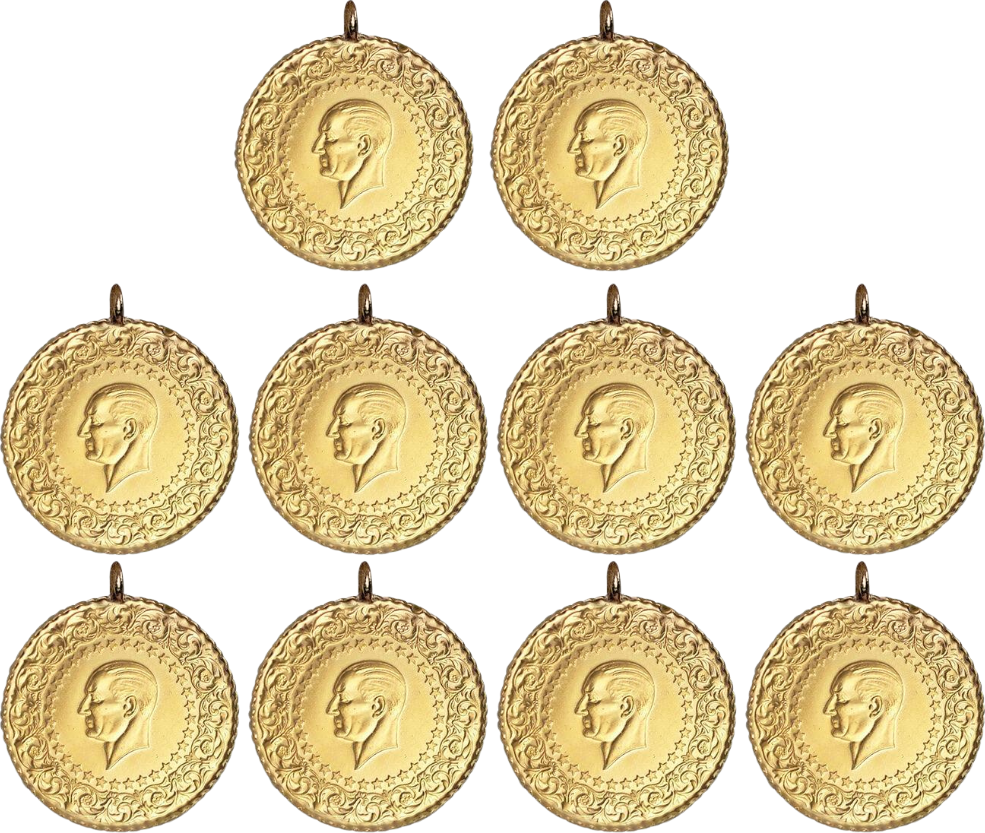 Cumhuriyet Ata Lira Darphane (Eski Tarihli) 10 Adet - idefix