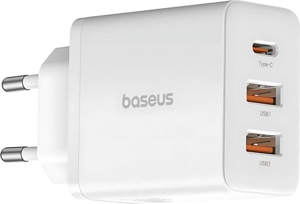 Baseus Şarj Akım Korumalı 2Xusb Usb-C Gan 30W Şarj Başlığı İphone 12 13 ...