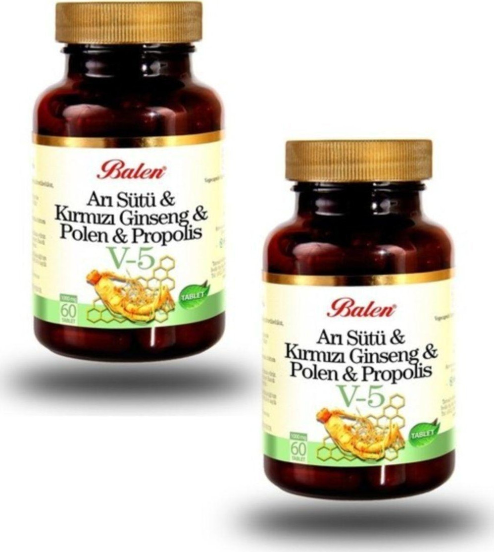 Balen V5 Arı Sütü Ginseng Propolis Polen 2 Adet - idefix
