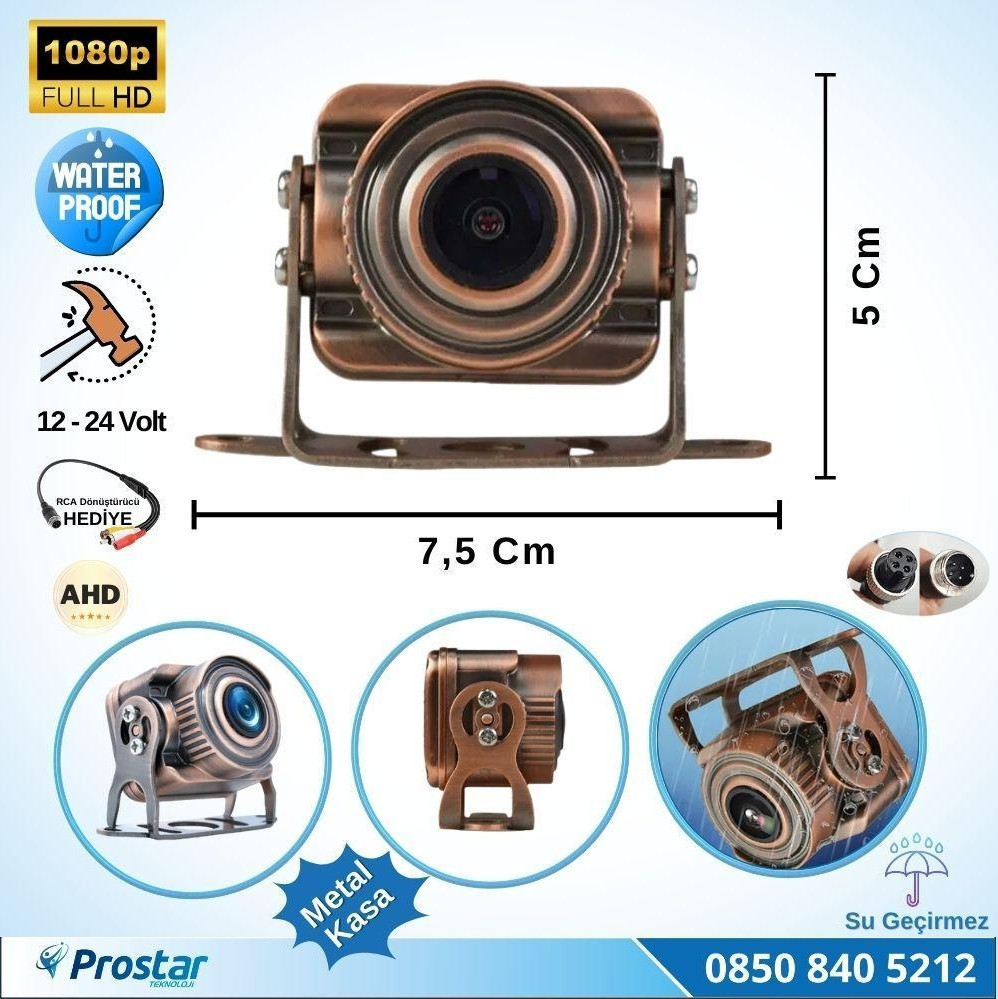 Navistar Metal Kasa Ahd 1080P Full Hd 4 Pin Starlight Gece Görüşlü Geri ...