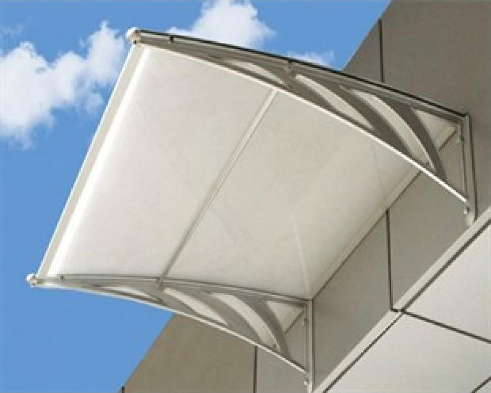Transpaforza TF STD 1.12 Kapı Üstü Sundurma 360 X 100 Beyaz 3 mm Solid ...